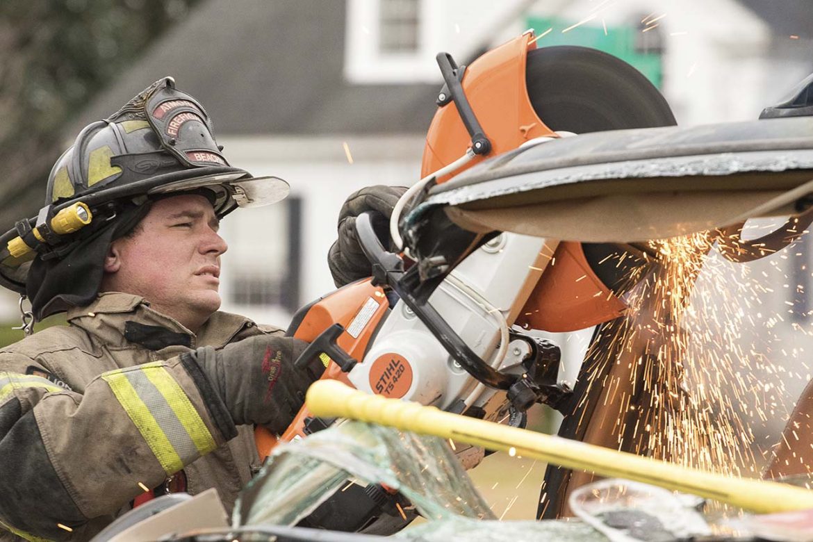 Firefighters get hands-on extrication training - Atmore News